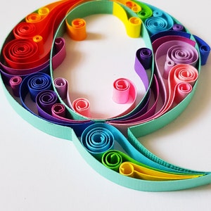 Original Paper Art Monogram, Personalised Gift, Personalised Frame Art ...