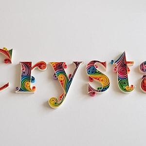 Personalized Name, Custom Name Gift, Nursery Decor, Girls Bedroom Decor ...