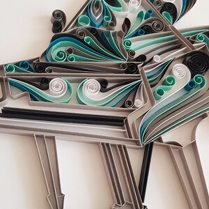 Piano Paper Art Piano Artwork Gift for Musician Piano Wall - Etsy Canada