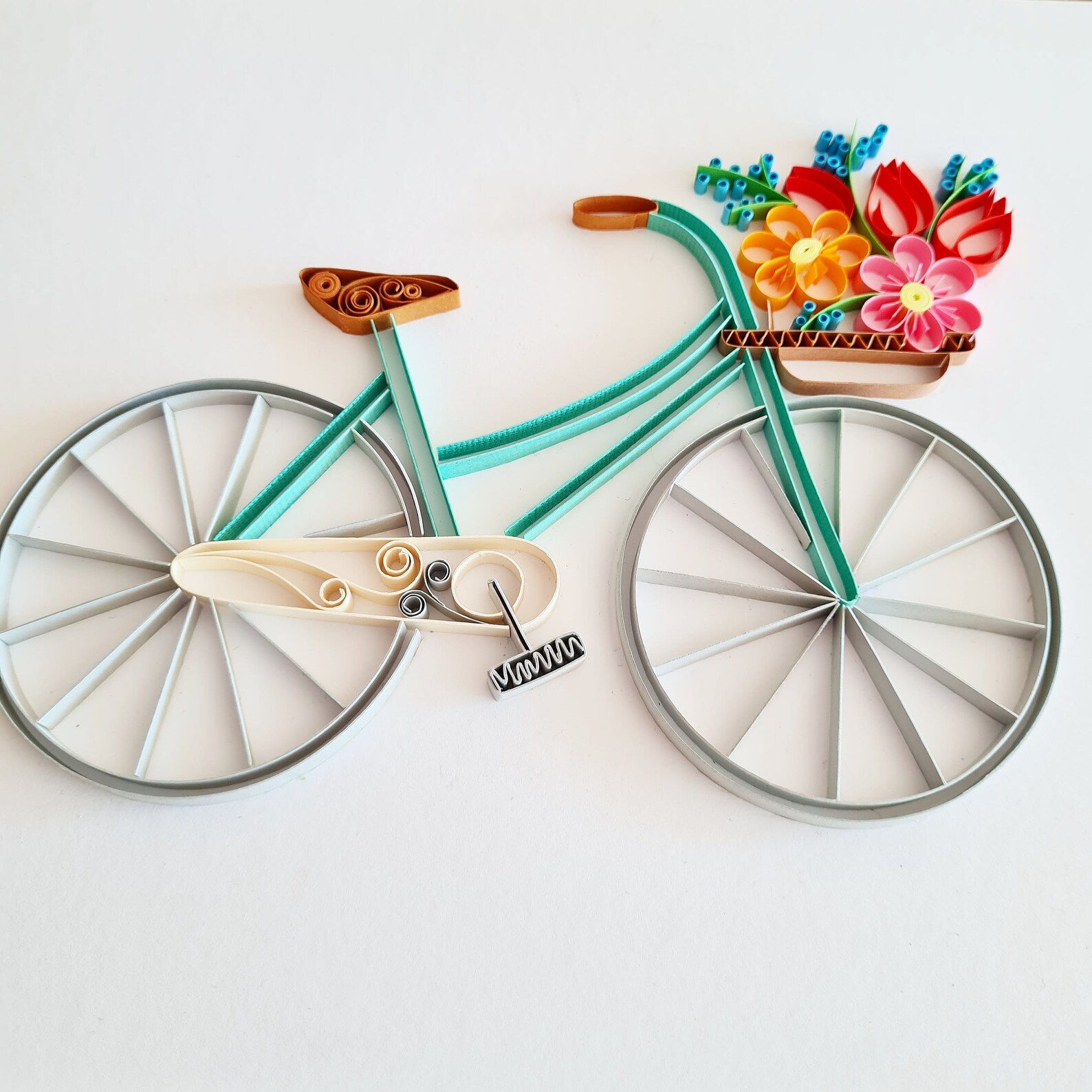 Bicycle Wall Art Bike Bicycle Bicycle With Flowers - Etsy India