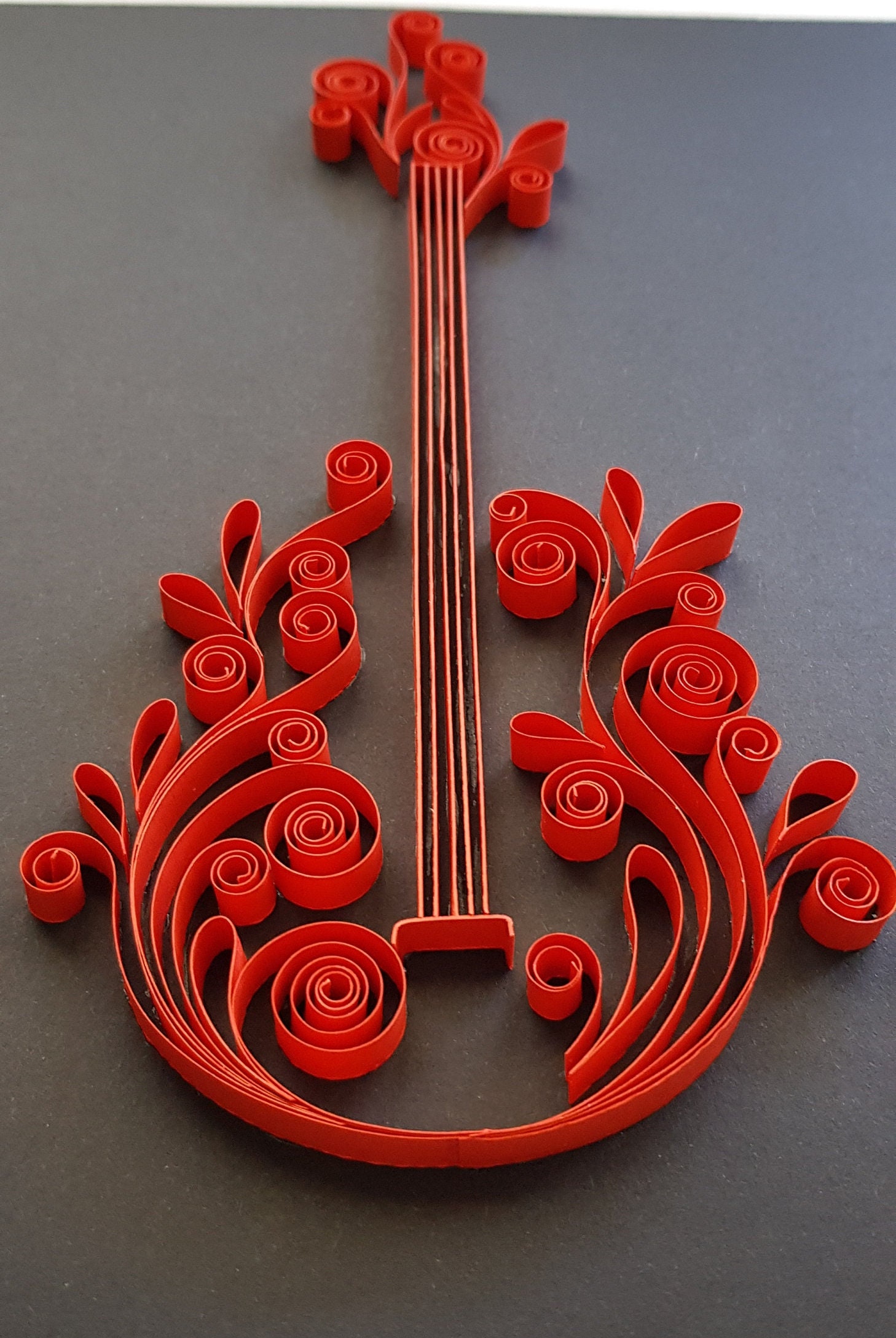 Guitar Wall Art Wall Decor Guitar Paper Art Guitar Player - Etsy