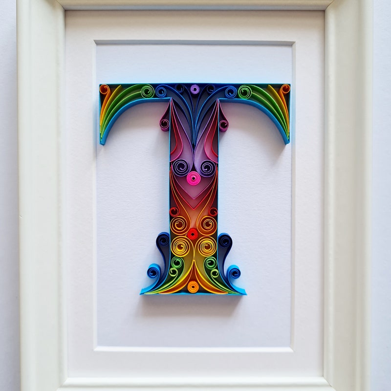 Quilling Initial - Etsy