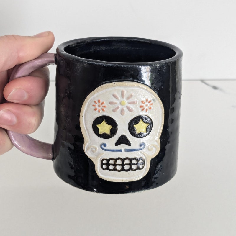 Day of the Dead Mug - Etsy
