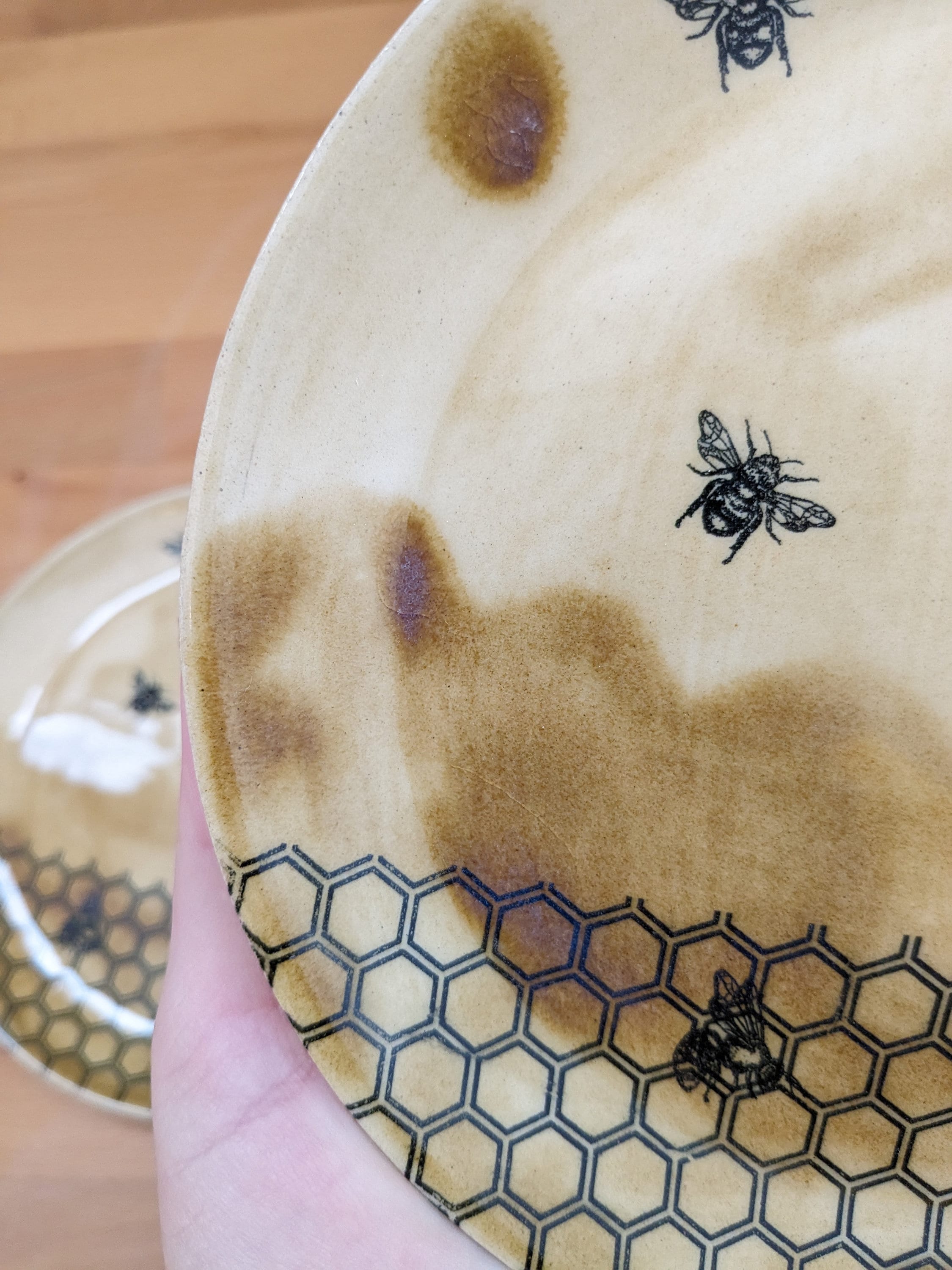Honeybee Plates Handmade Unique Pottery Dishes - Etsy