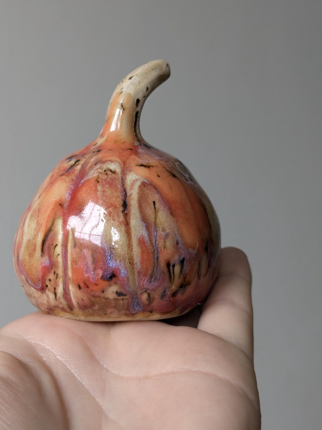Small Ceramic Pumpkin, Handmade Pottery Pumpkins, Fall Decor, Halloween ...