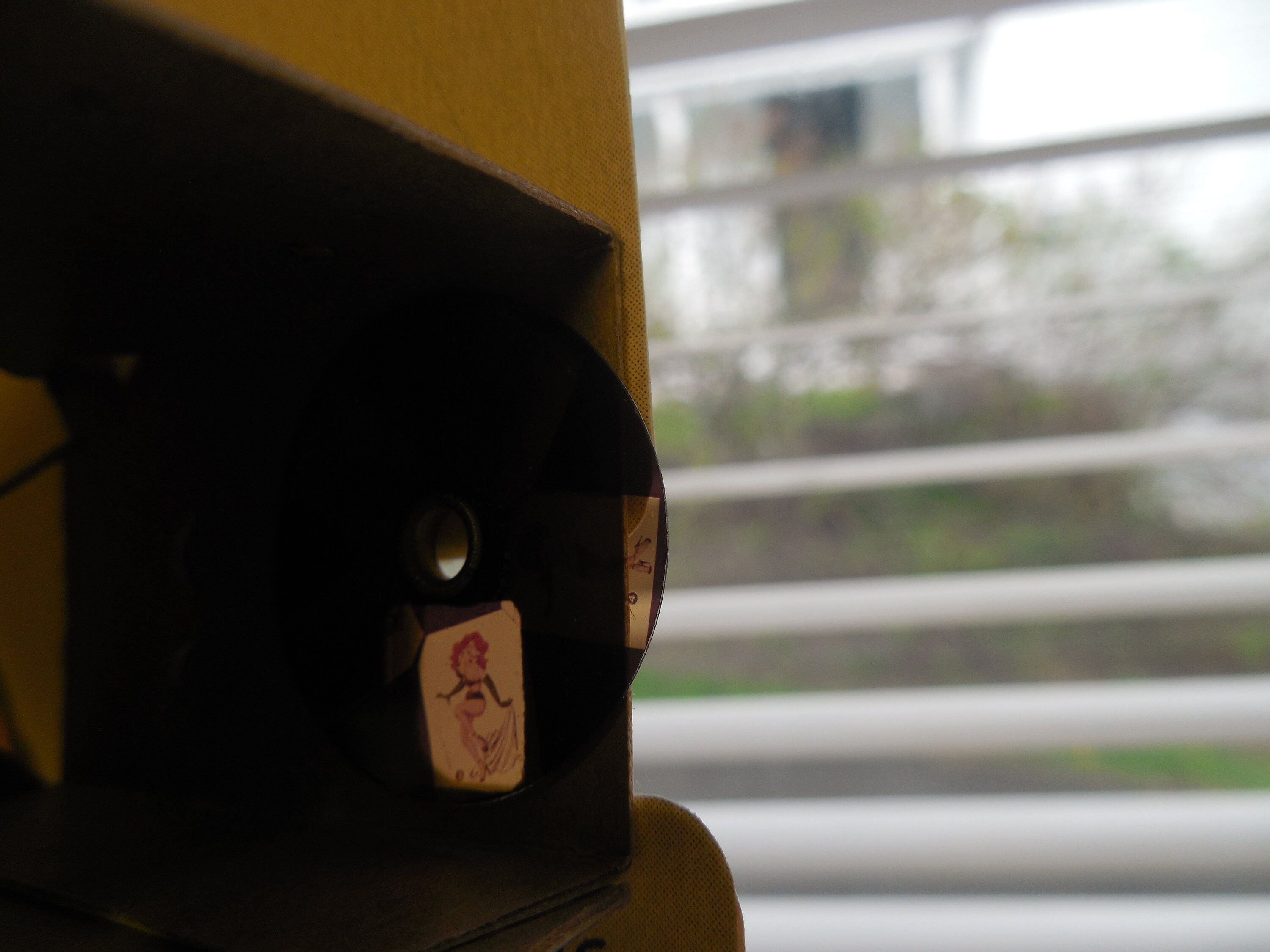 Mid Century Risque Pin up Girl Birthday card with peek a boo | Etsy