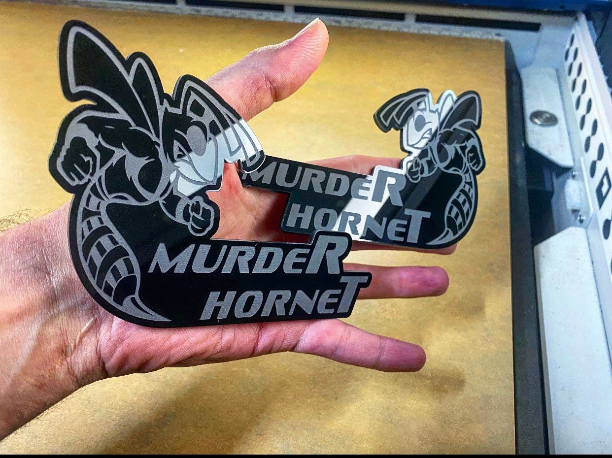 The ORIGINAL Murder Hornet Custom Badges 2 Included - Etsy UK