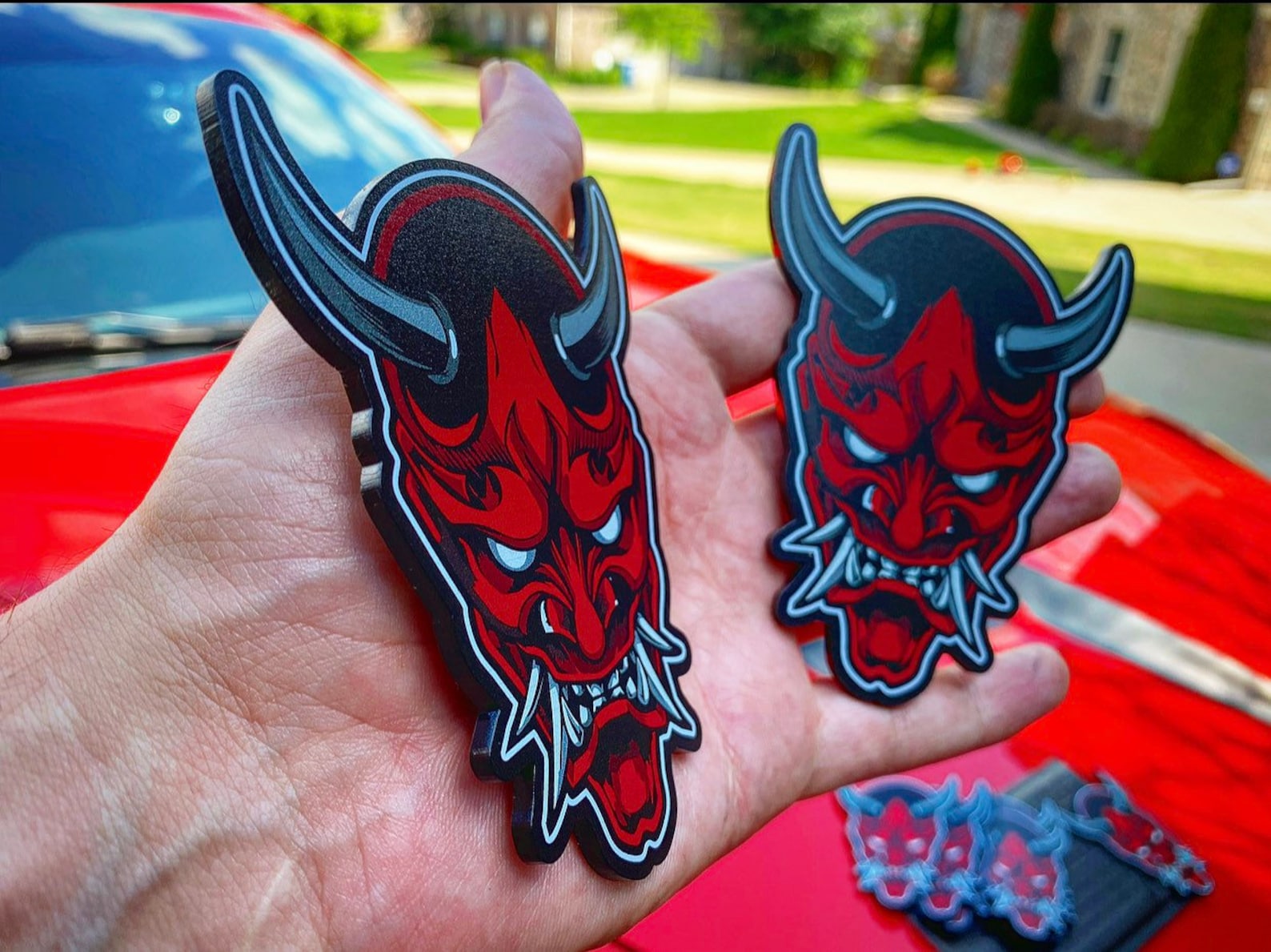 Demon Badges 2 Included - Etsy