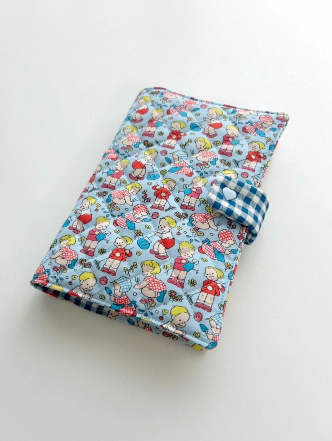 Handmade Quilted Book Sleeve, Book Cover, Padded Book Cover, Book ...