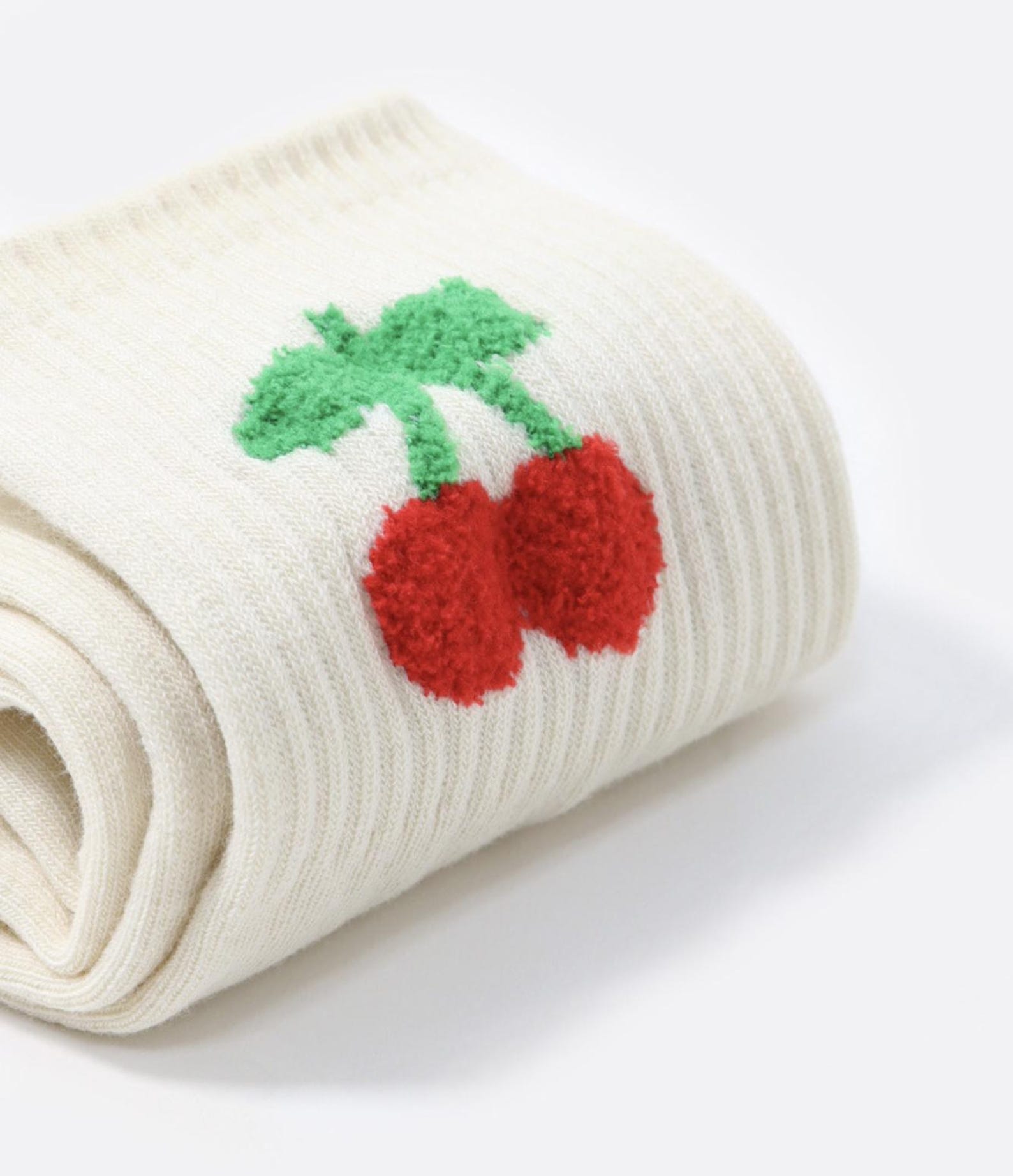 4 Pairs Cherry Socks / Cute Socks / Fluffy Cherry Socks / Cotton Socks ...