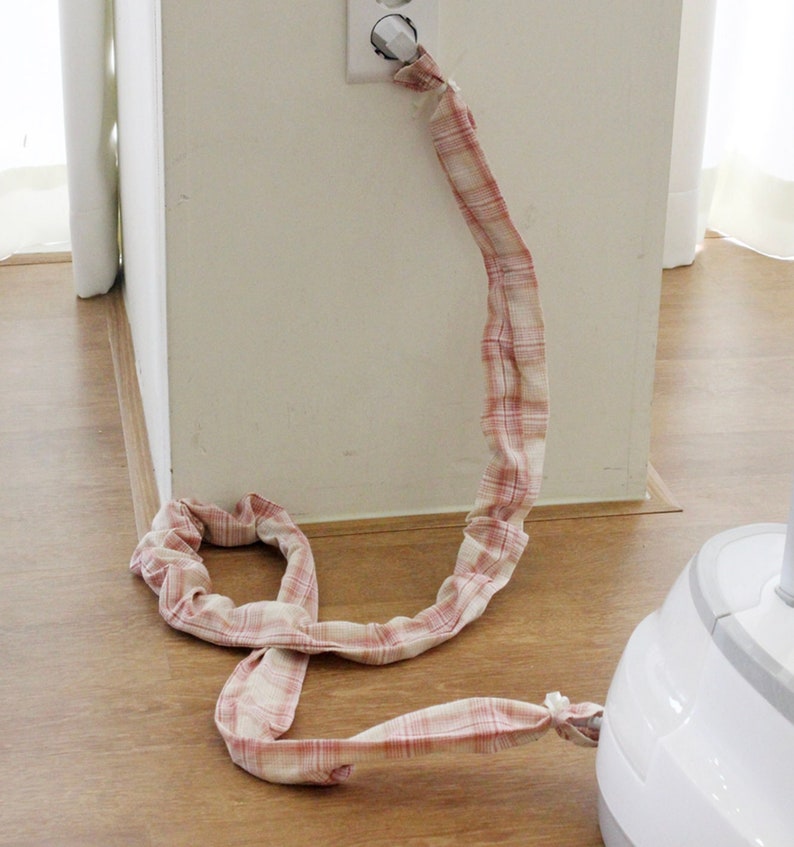 9ft Handmade Cable Cover / Cotton Cord Cover / Cable Fabric Sleeve ...