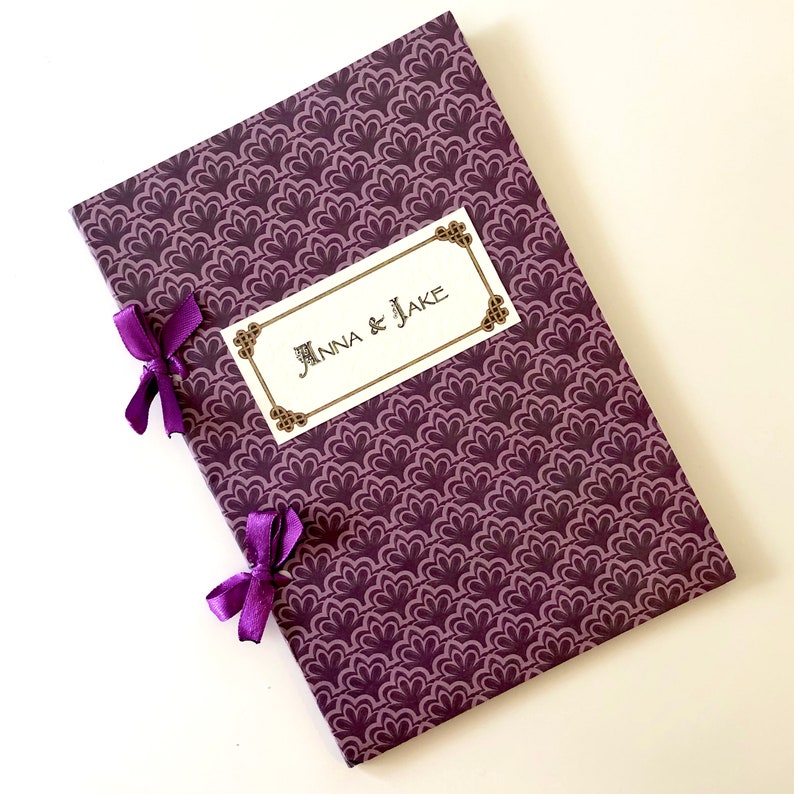 Personalised Wedding Ceremony Book | Etsy