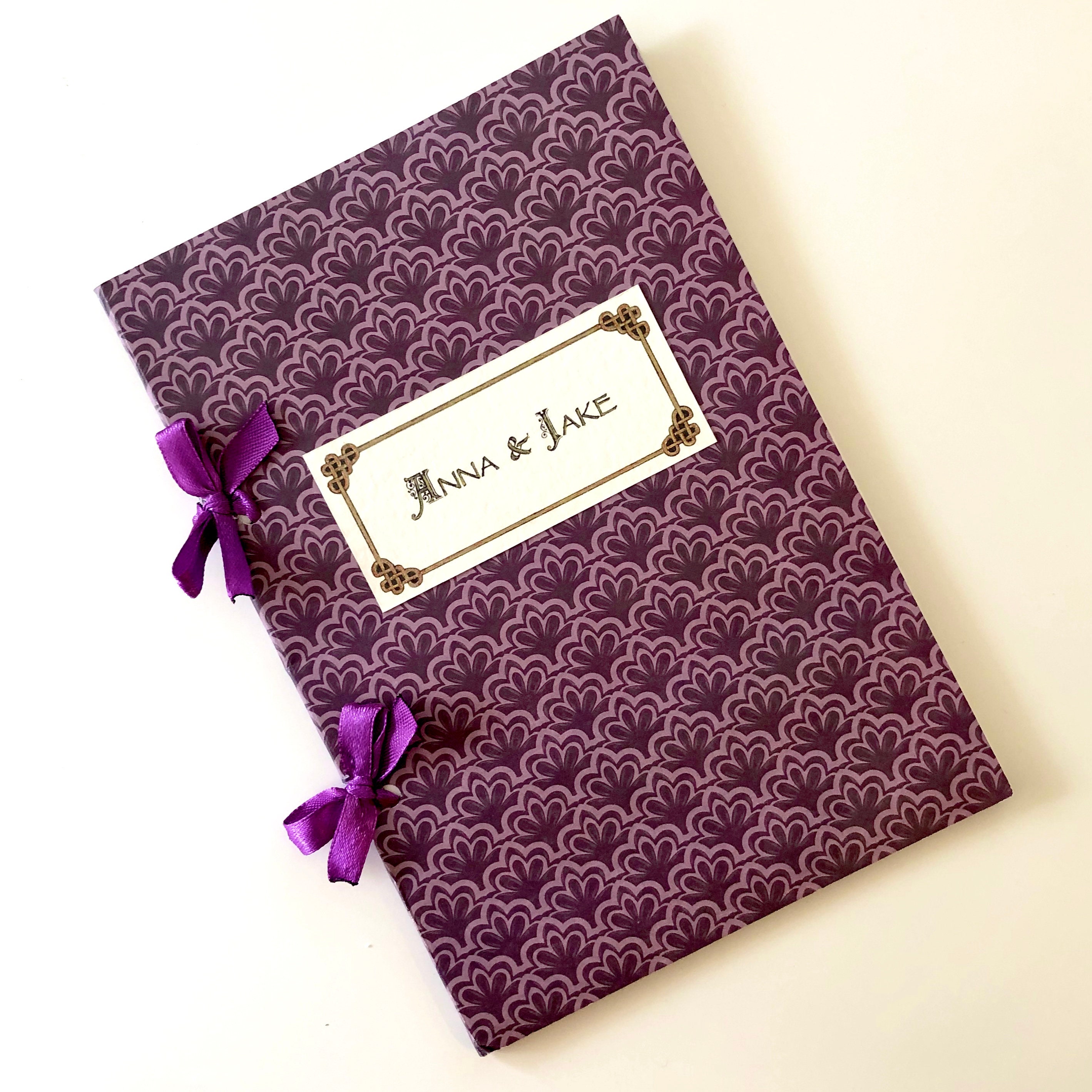 Personalised wedding ceremony book | Etsy