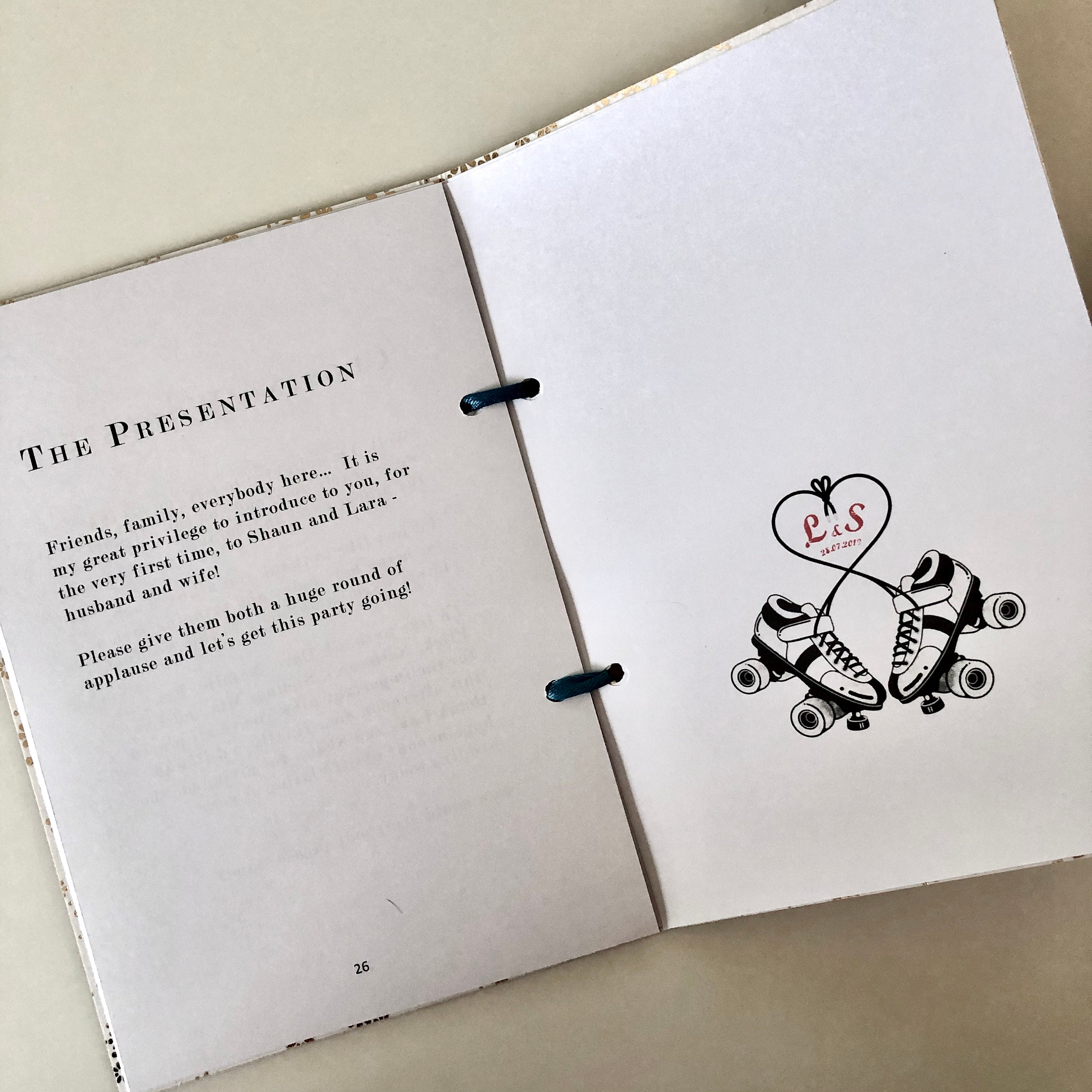 Personalised wedding ceremony book | Etsy