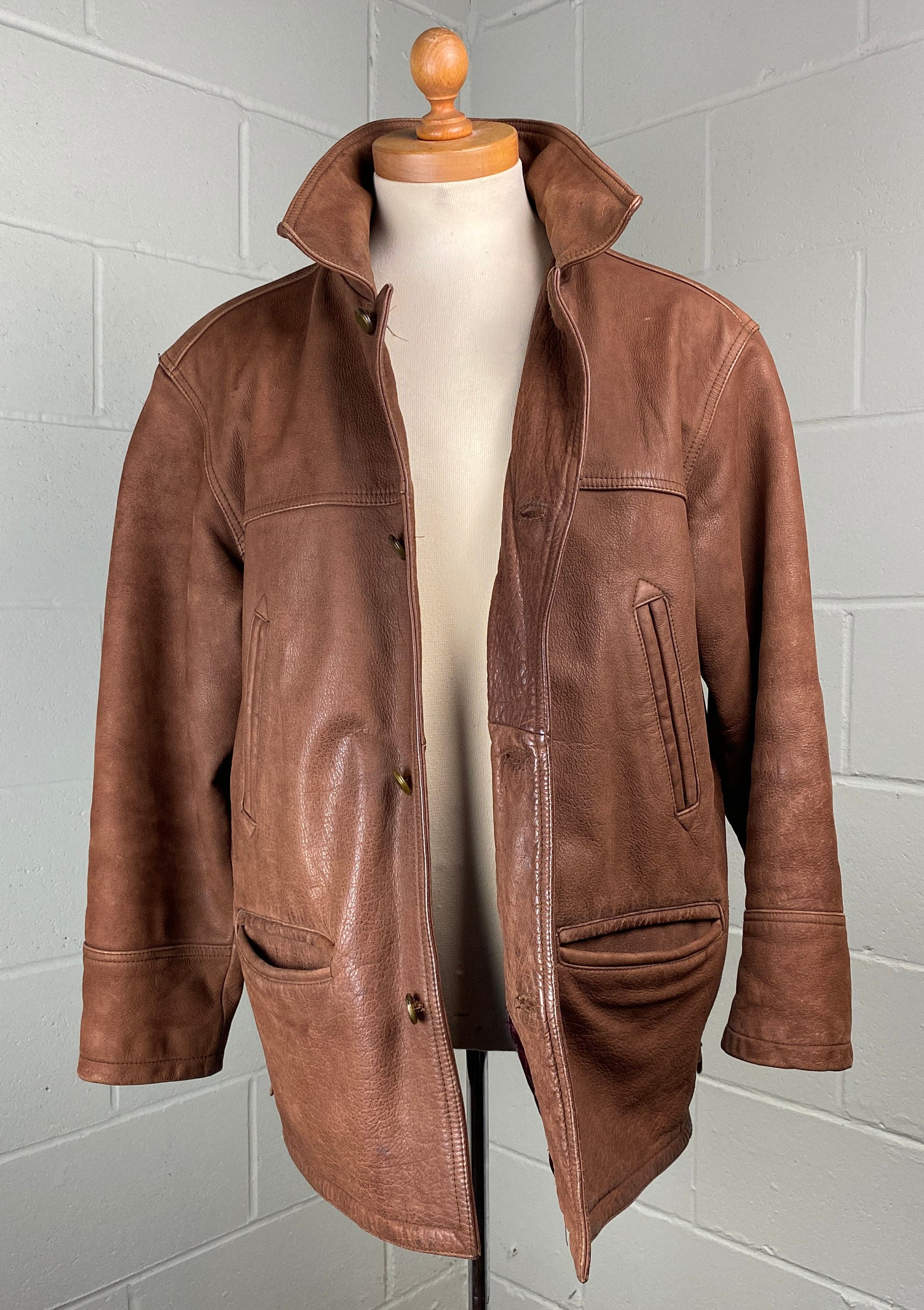 Vintage 'wallace Sacks' Leather Jacket - Etsy
