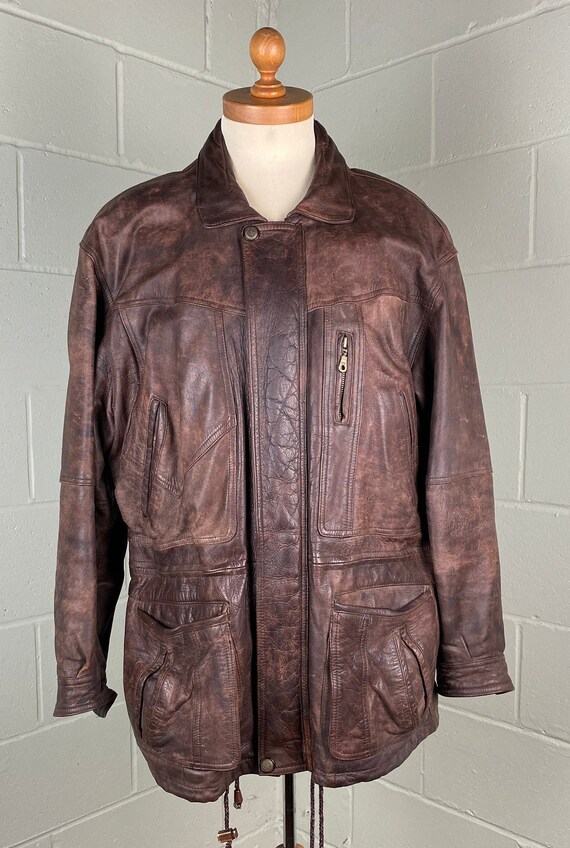Vintage "Classic" Leather Jacket - Gem