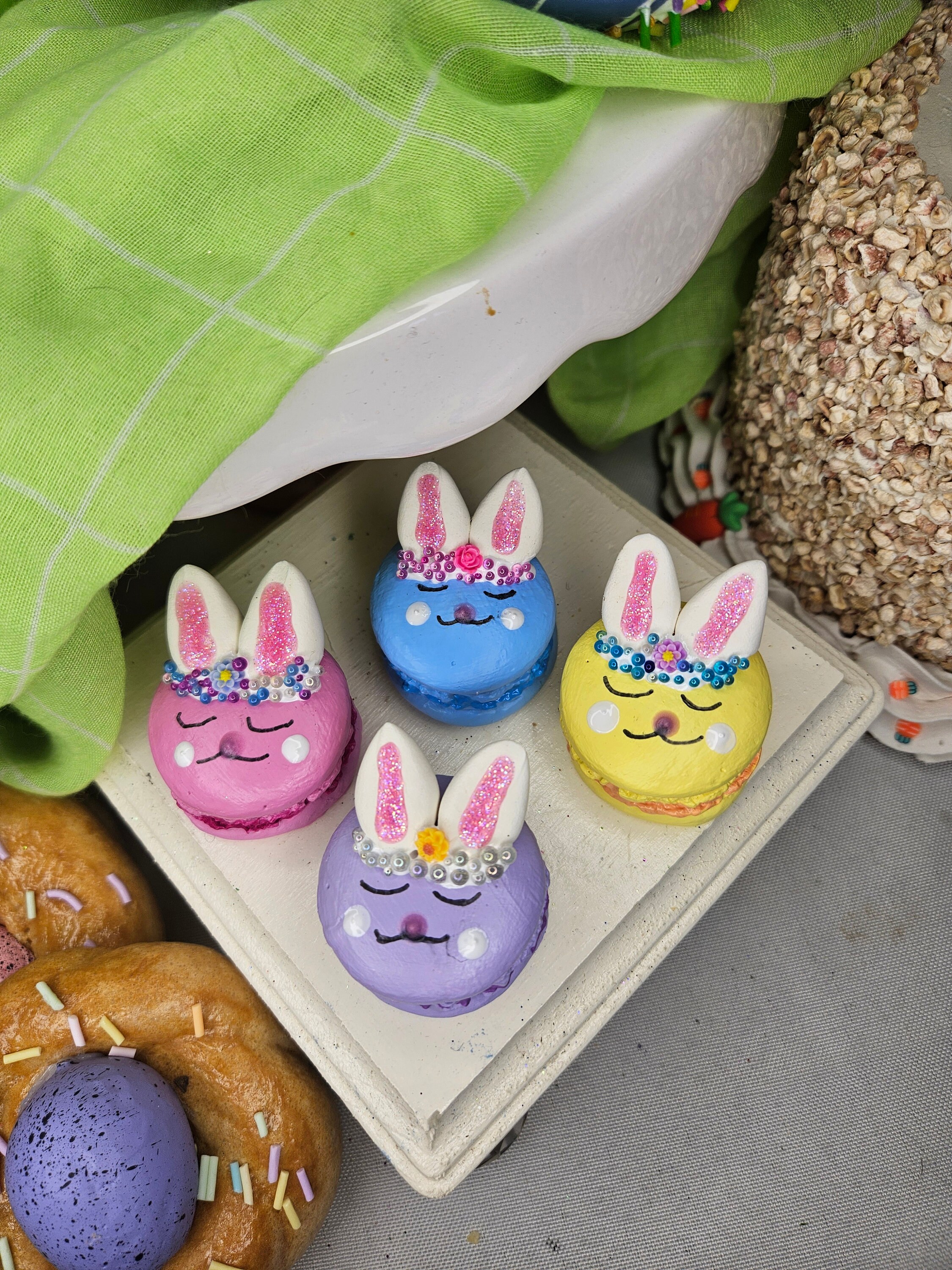 Faux Easter Bunny Mini Shakes & Bonbons – Tiered Tray Decor - Etsy