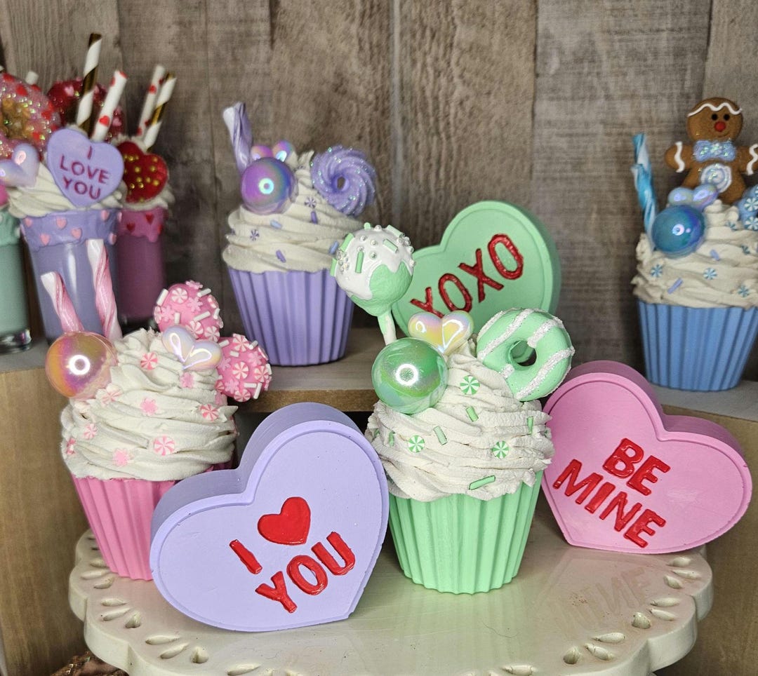 Ceramic Conversation Hearts/tray Decor/valentine Decor/pastel Decor - Etsy
