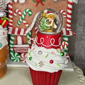 Faux Christmas Cupcakes/peppermint/gingerbread/hot Cocoa/marshmallow ...