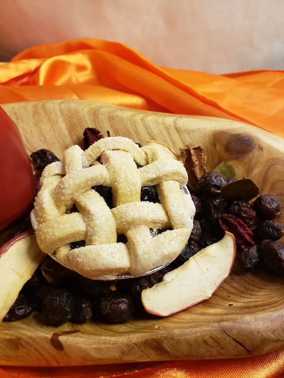3 Mini Apple Spice Potpourri Pie With Refresher Oil - Etsy