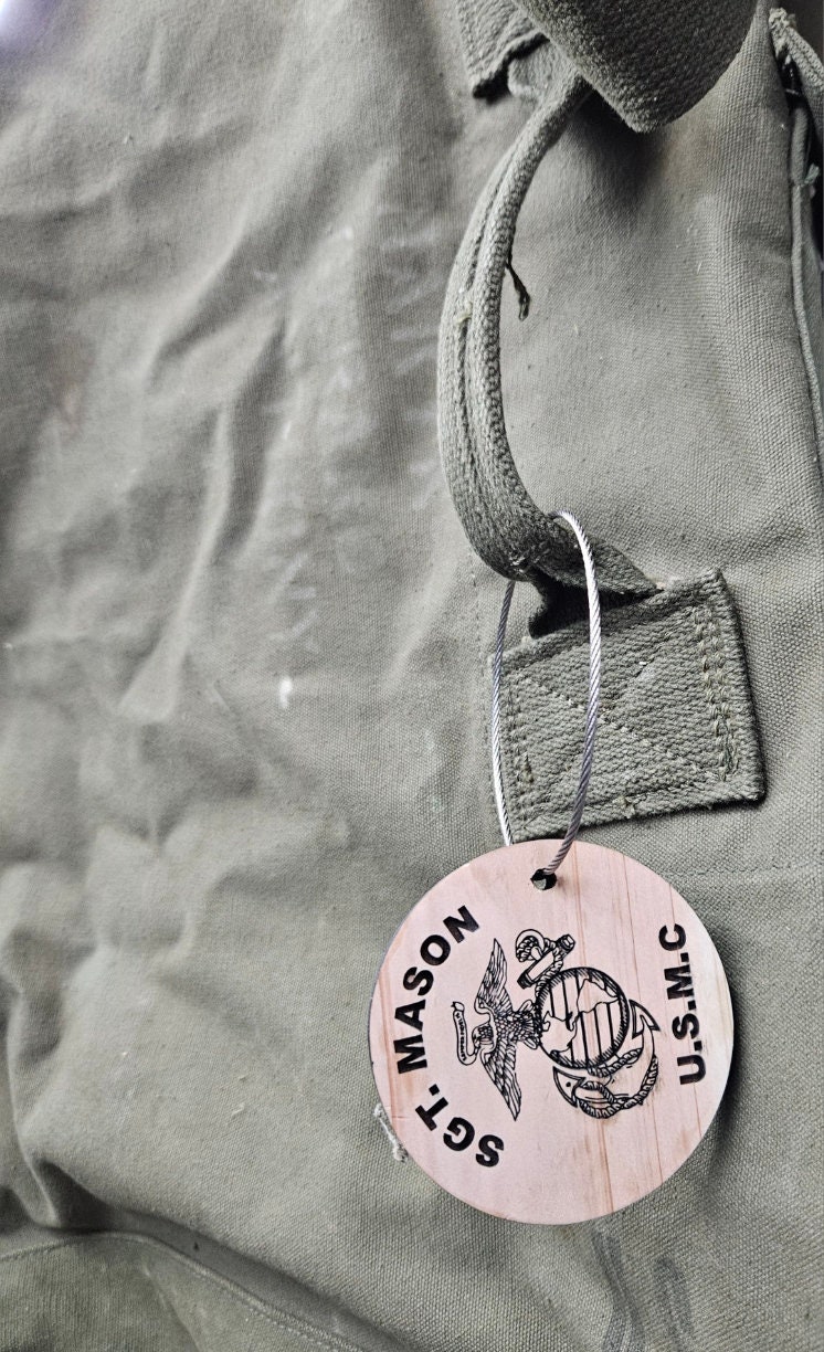 Military Luggage Tags - Etsy