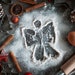 Christmas Baking Flour Angels Digital Backdrop Photography, Snow Angel ...