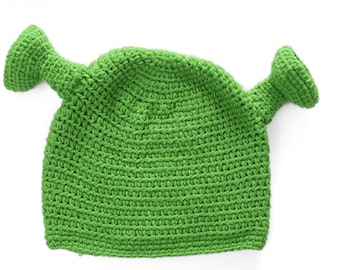 Shrek Inspired Hat Crochet Pattern - Etsy