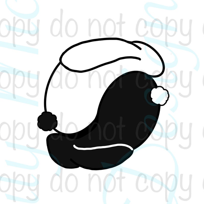 Yin Yang Bunnies - Etsy