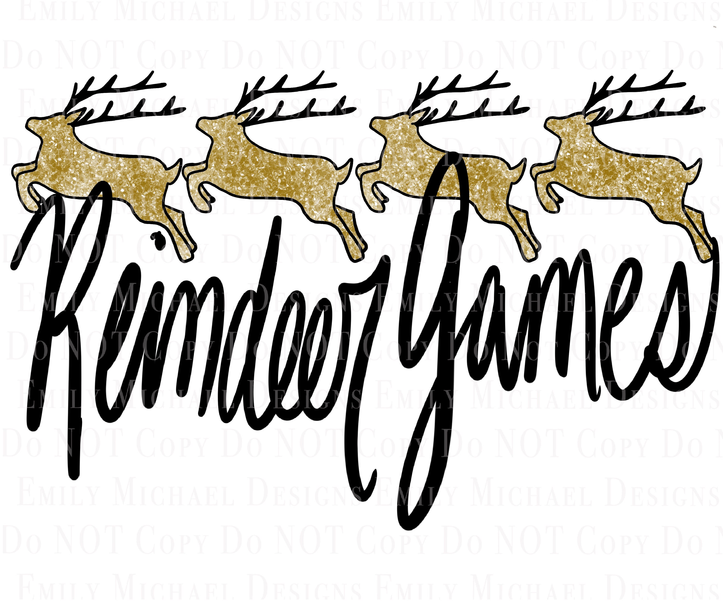 Reindeer Games Digital Download File Reindeer PNG Sublimation | Etsy