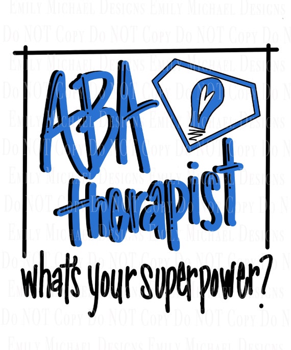 ABA Therapist Download Autism Sublimation PNG Autism Awareness - Etsy