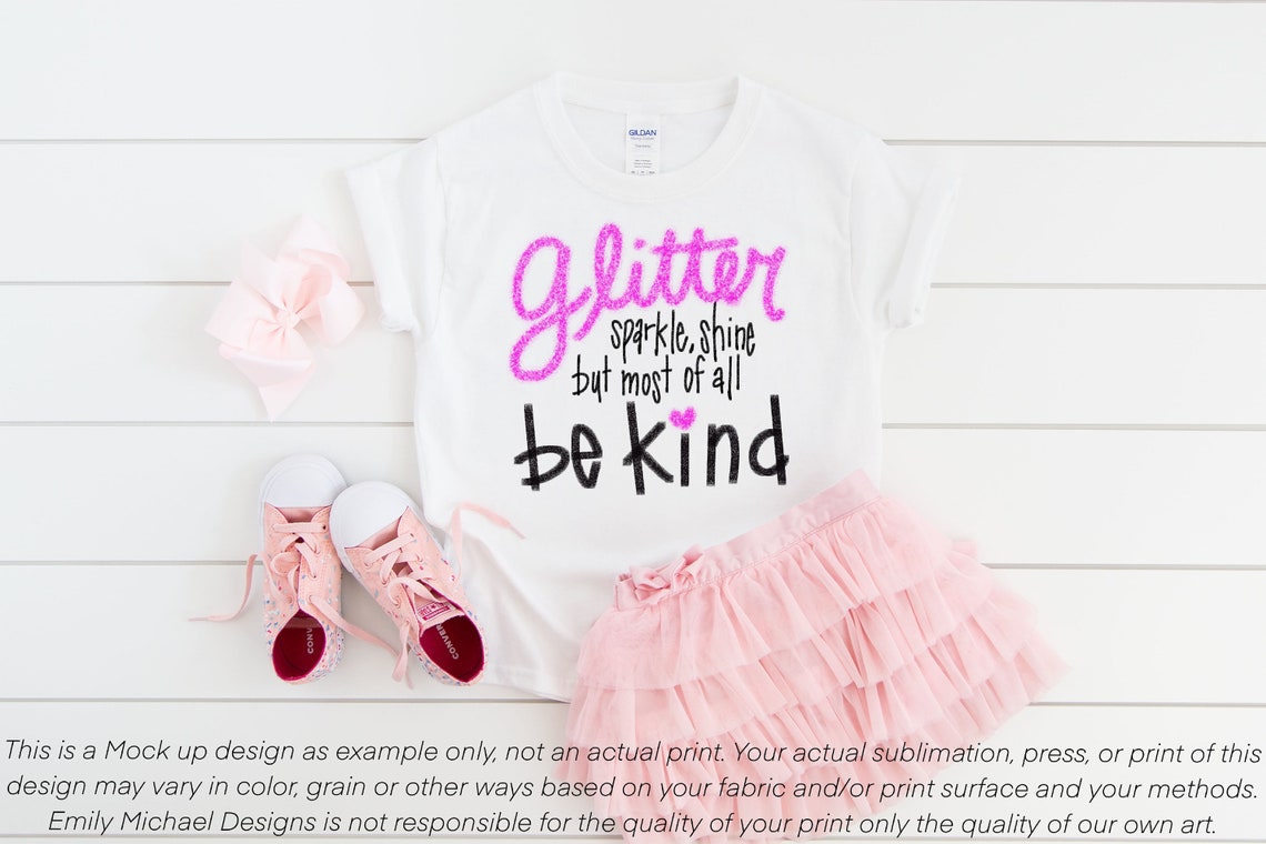 Glitter Sparkle Shine PNG Be Kind PNG Digital Image Glitter - Etsy