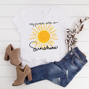 My Favorite Color is Sunshine Digital Image PNG Sunshine Sublimation ...