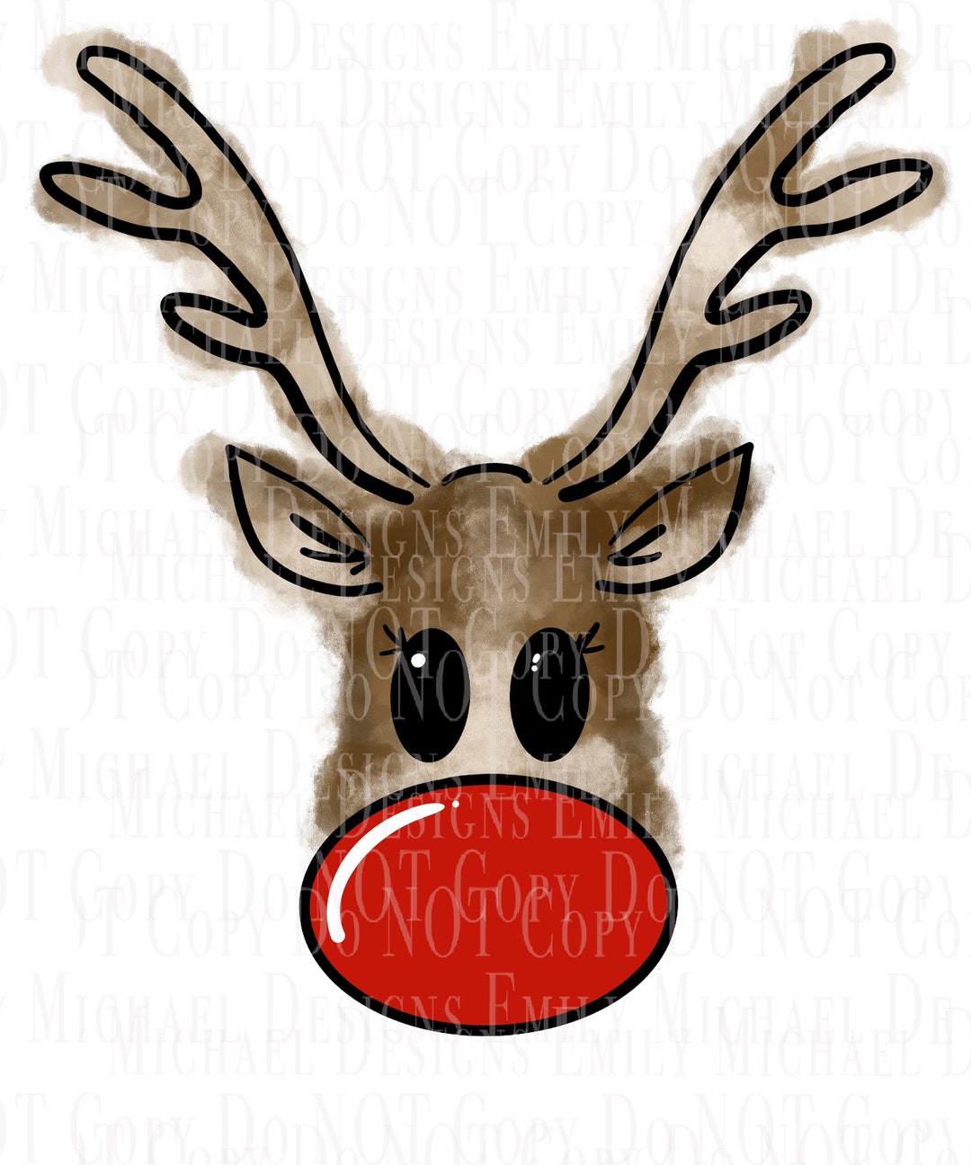Reindeer PNG Digital Download File Reindeer PNG Sublimation Christmas ...
