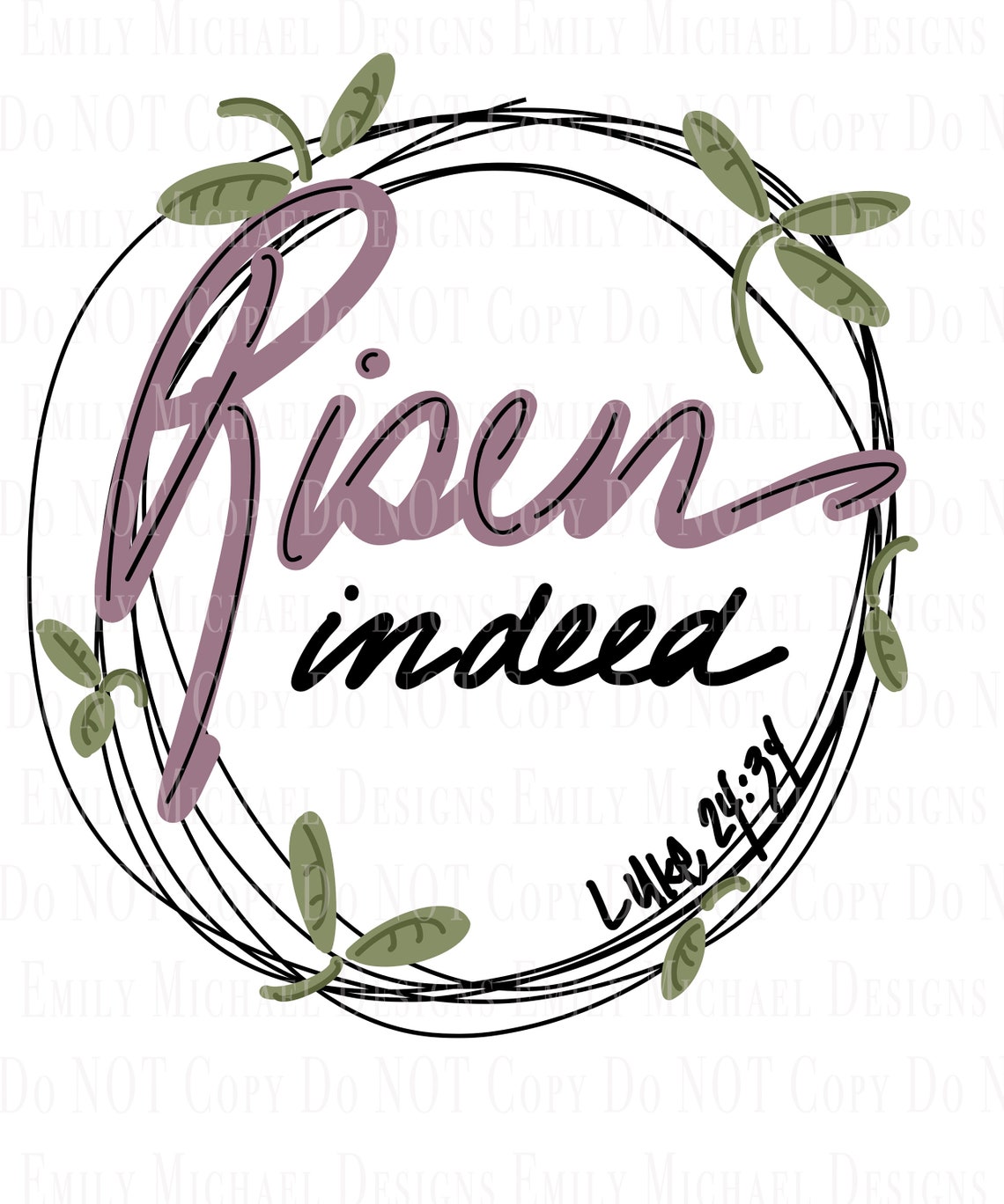He is Risen Digital Download Bible Verse Image Art Digital Image ...