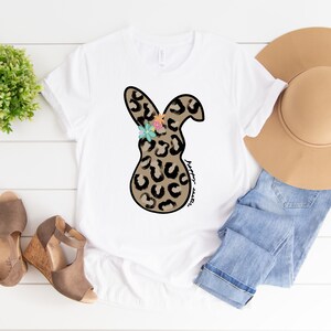 Happy Easter Leopard Print Bunny Digital Download Animal Print Easter ...