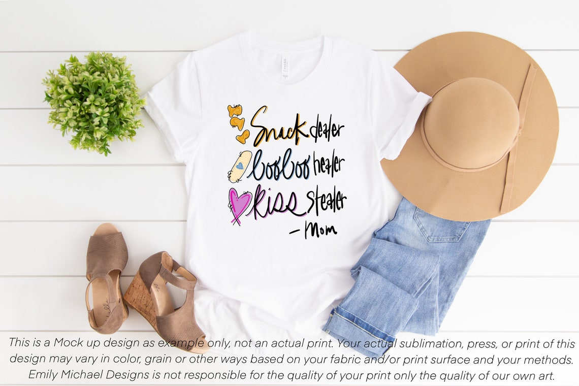 Snack Dealer Boo Boo Healer Kiss Stealer Mom Life Digital - Etsy