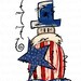 Uncle Sam 1776 Cute Americana PNG File USA Sublimation Fourth - Etsy
