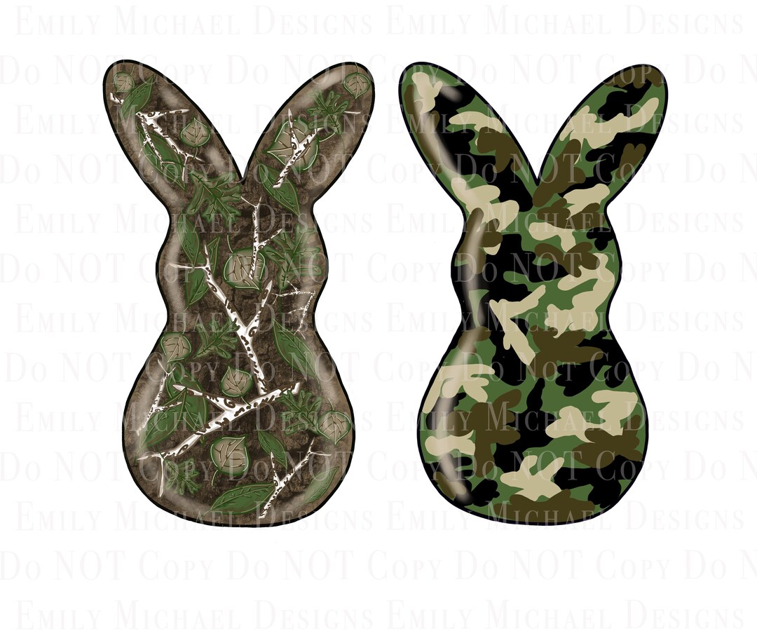 Camo Easter Peeps Digital Download PNG Boys Easter Sublimation Art ...