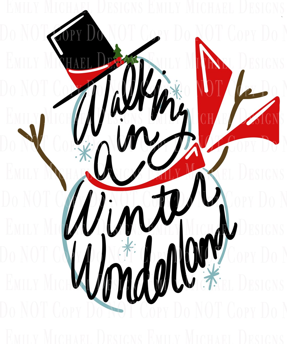 Winter Wonderland Snowman Digital Download Image Snowman PNG - Etsy