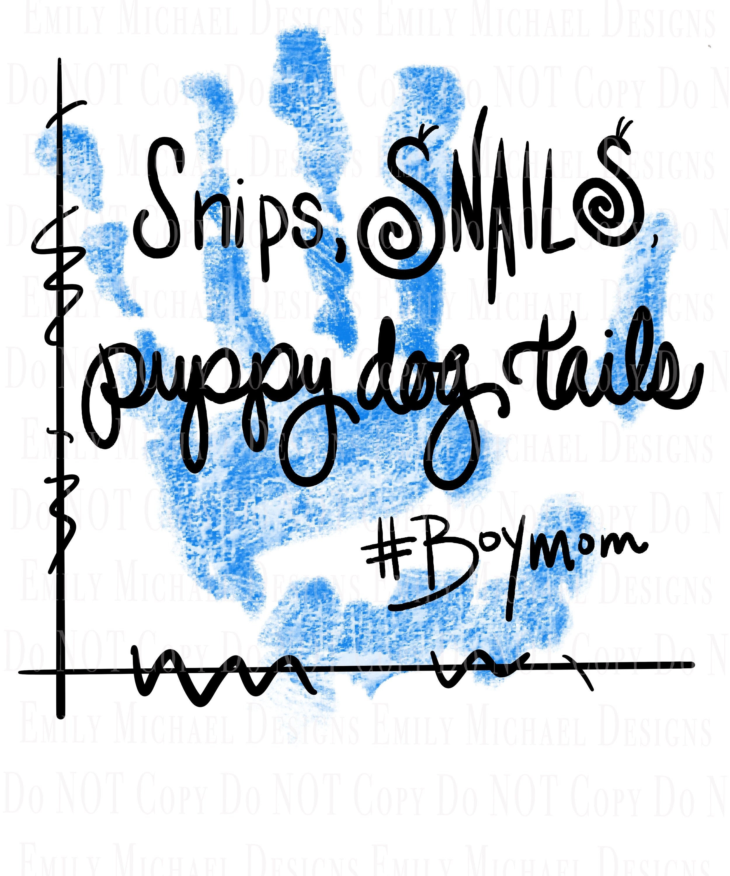 Snip Snails Puppy Dog Tails Boy Mom PNG Sublimation Image Boy | Etsy