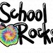 Back to School PNG School Rocks PNG Tie Dye Apple Cute - Etsy