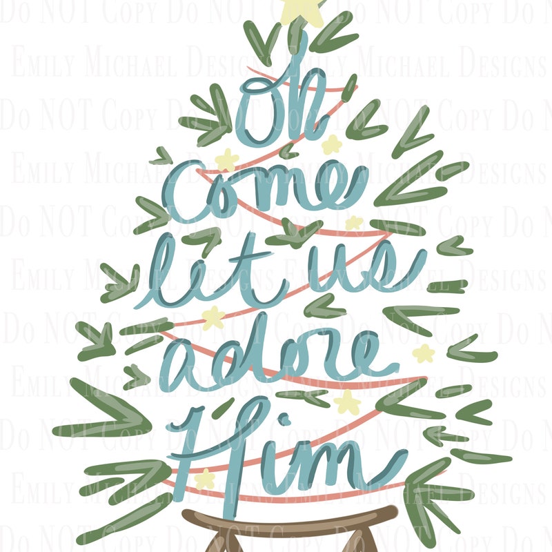 Oh Come Let Us Adore Him Svg - Etsy