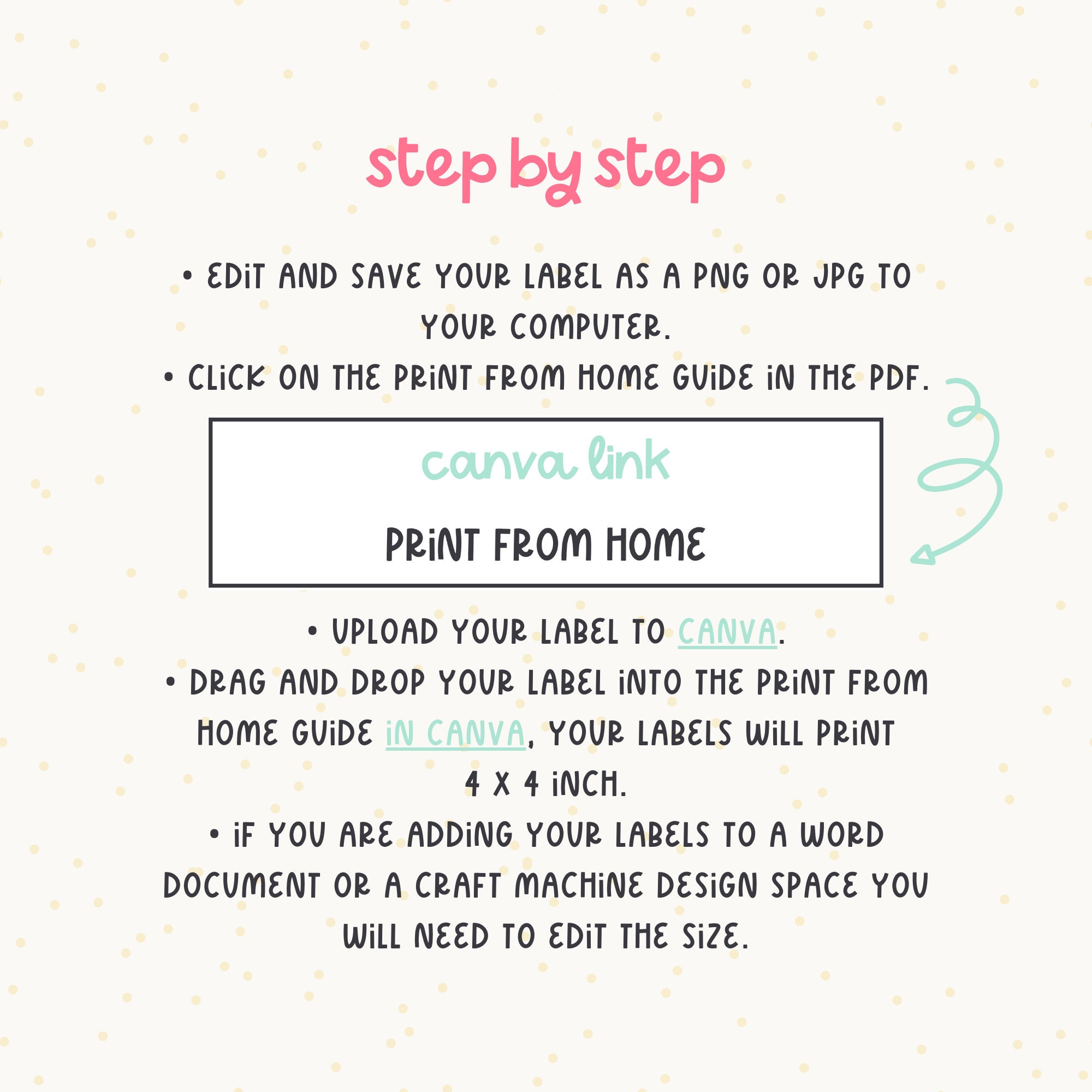 Cottage Law Macaron Label Printable Cottage Law Food Cottage | Etsy