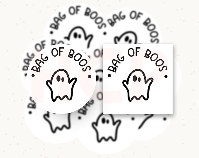 Bag of Boos, Printable Bag of Boos Tag, Boo Basket Label, You've Been ...