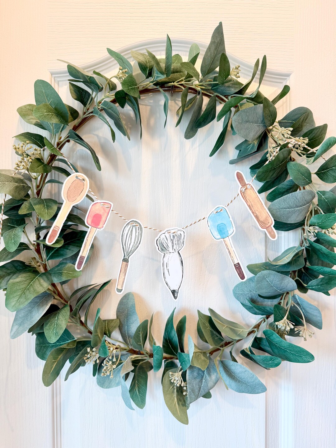 Handmade Bakery Garland: Cottage Kitchen Decor, Baking Party Banner ...
