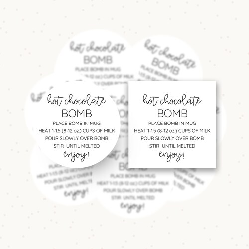 EDITABLE Hot Cocoa Bomb Tag Printable North Pole Hot - Etsy Canada