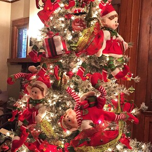 Elfin Magic Theme Tree Decorating Kit - Etsy