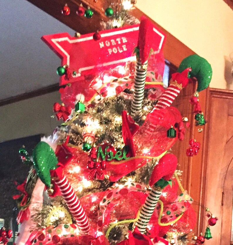 Elves at Play Theme Tree Decorating Kit - Etsy