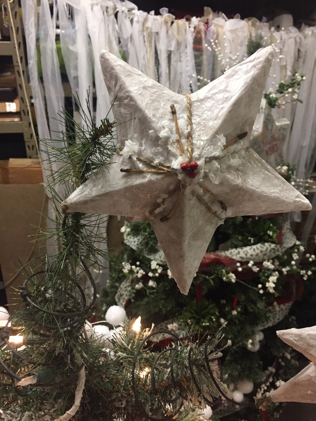 Rustic Star Tree Topper - Etsy