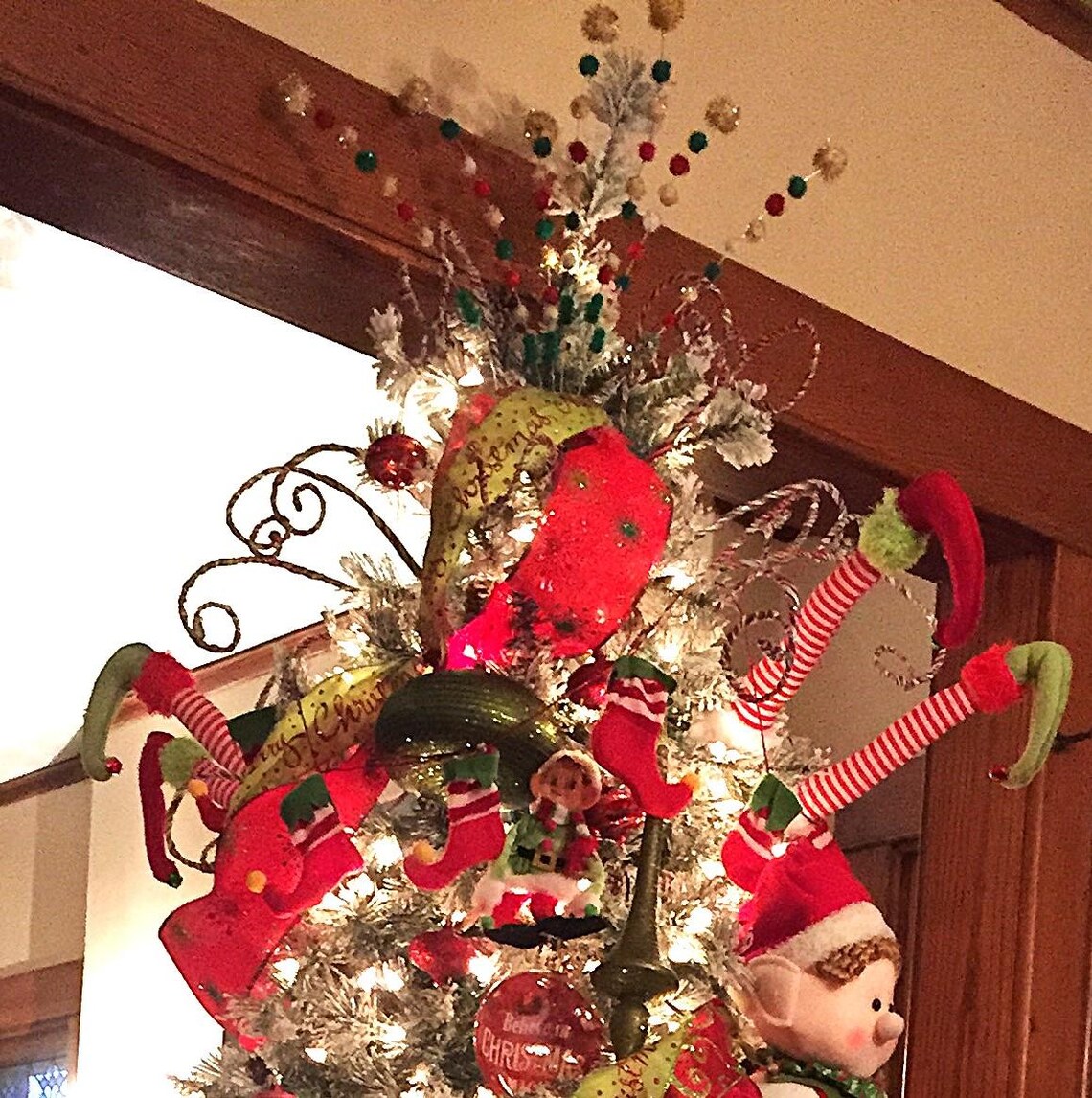 Elfin Magic Theme Tree Decorating Kit - Etsy